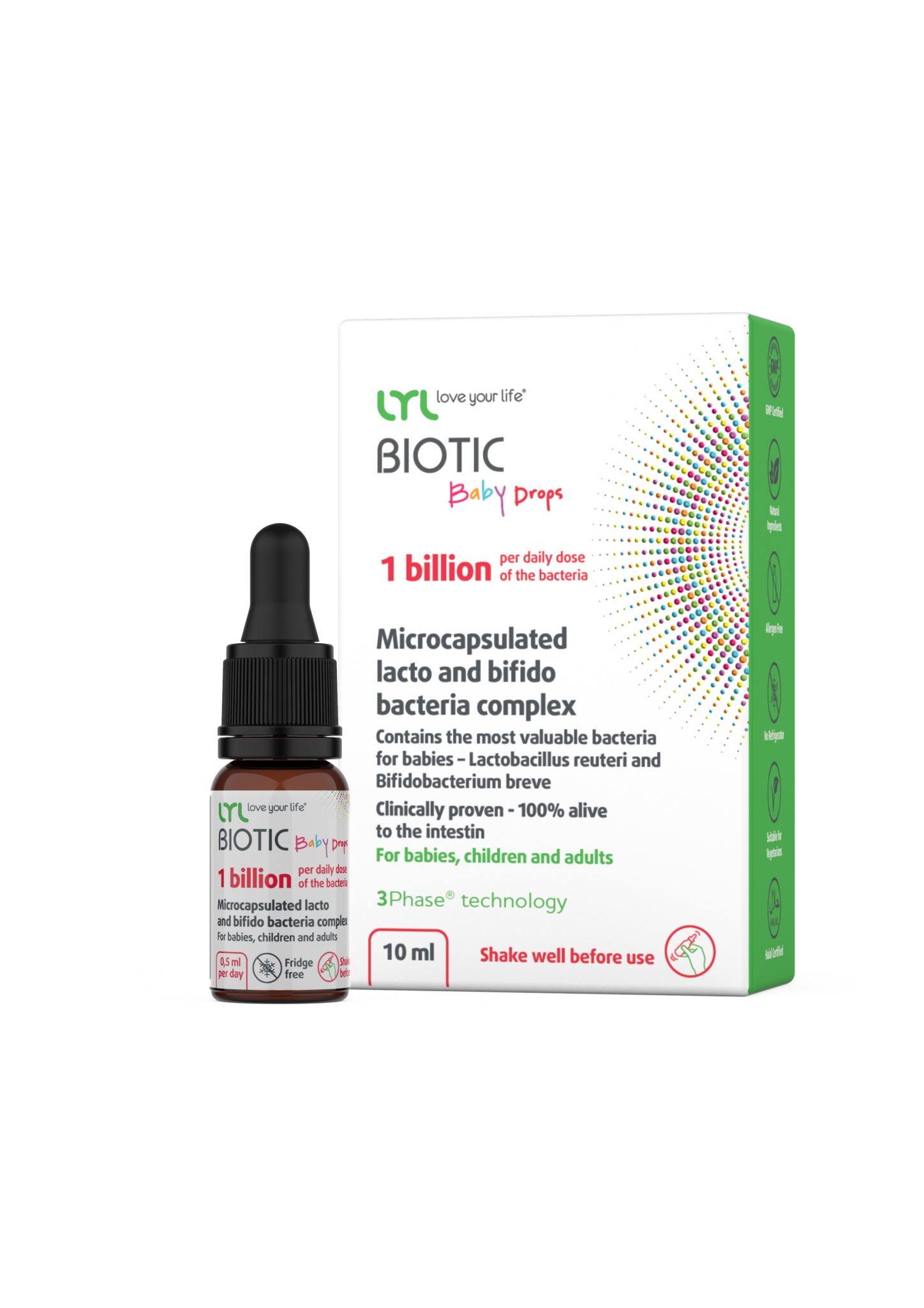 LYLBIOTIC Baby Drops | Vitaminu sala